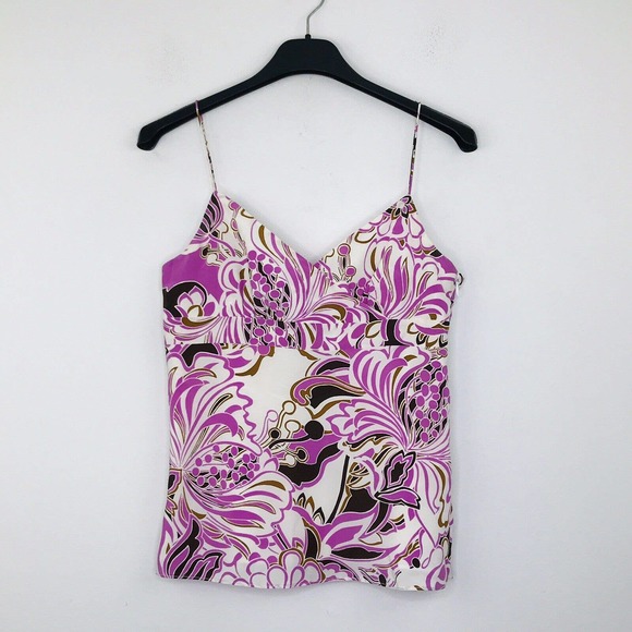 J. Crew Factory | Tops | J Crew 4 Tank Top Y2k Zip Up Side 0 Silk ...